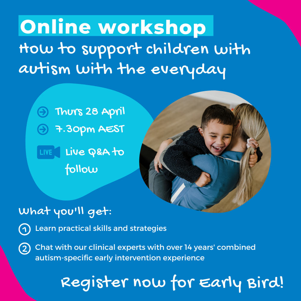 Community Online Workshop + Live Q&A | autism early intervention ...